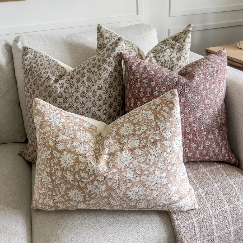 Block Print Pillow Covers - Colin and Finn
